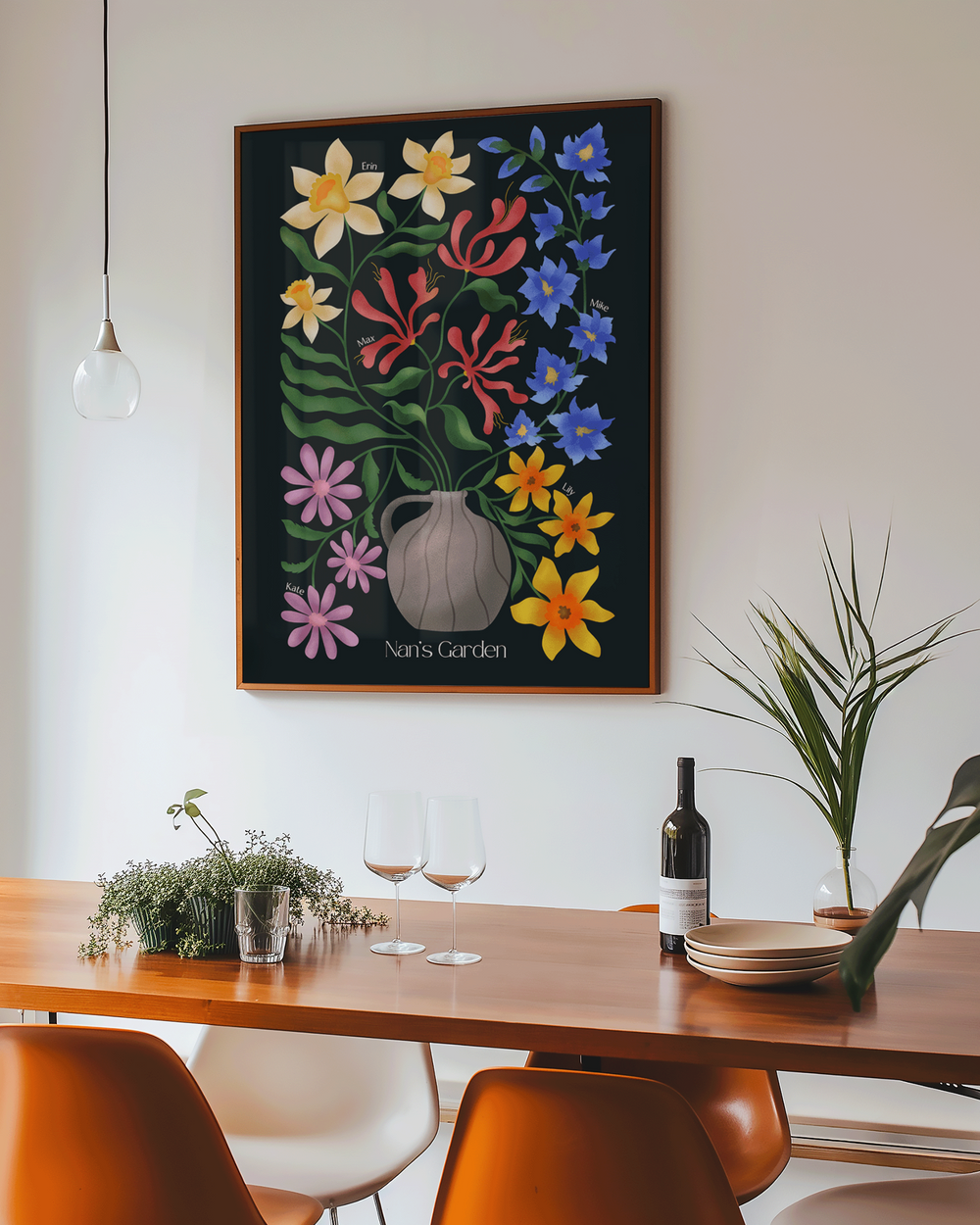 Family Birth Flower Bouquet