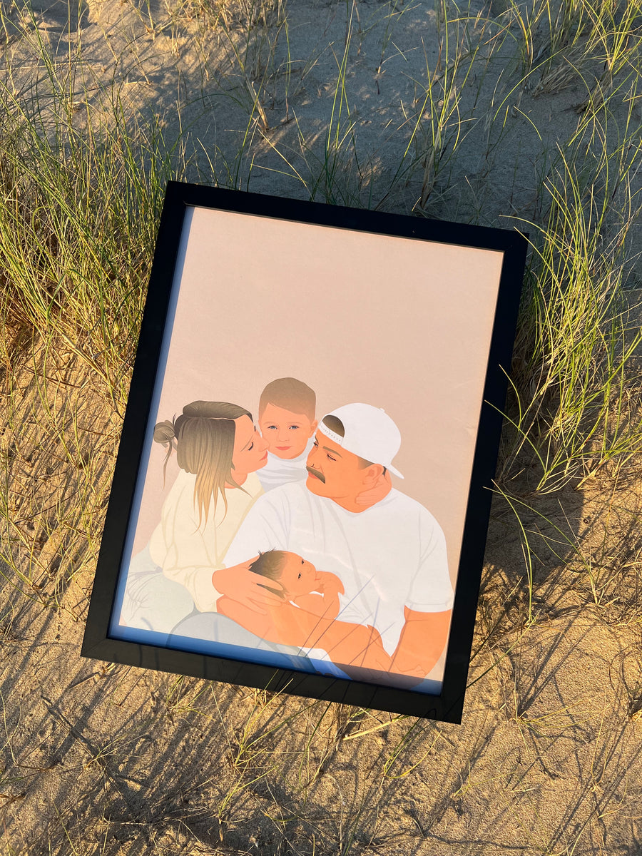 Custom Hand-Drawn Illustration – The Coco Studio