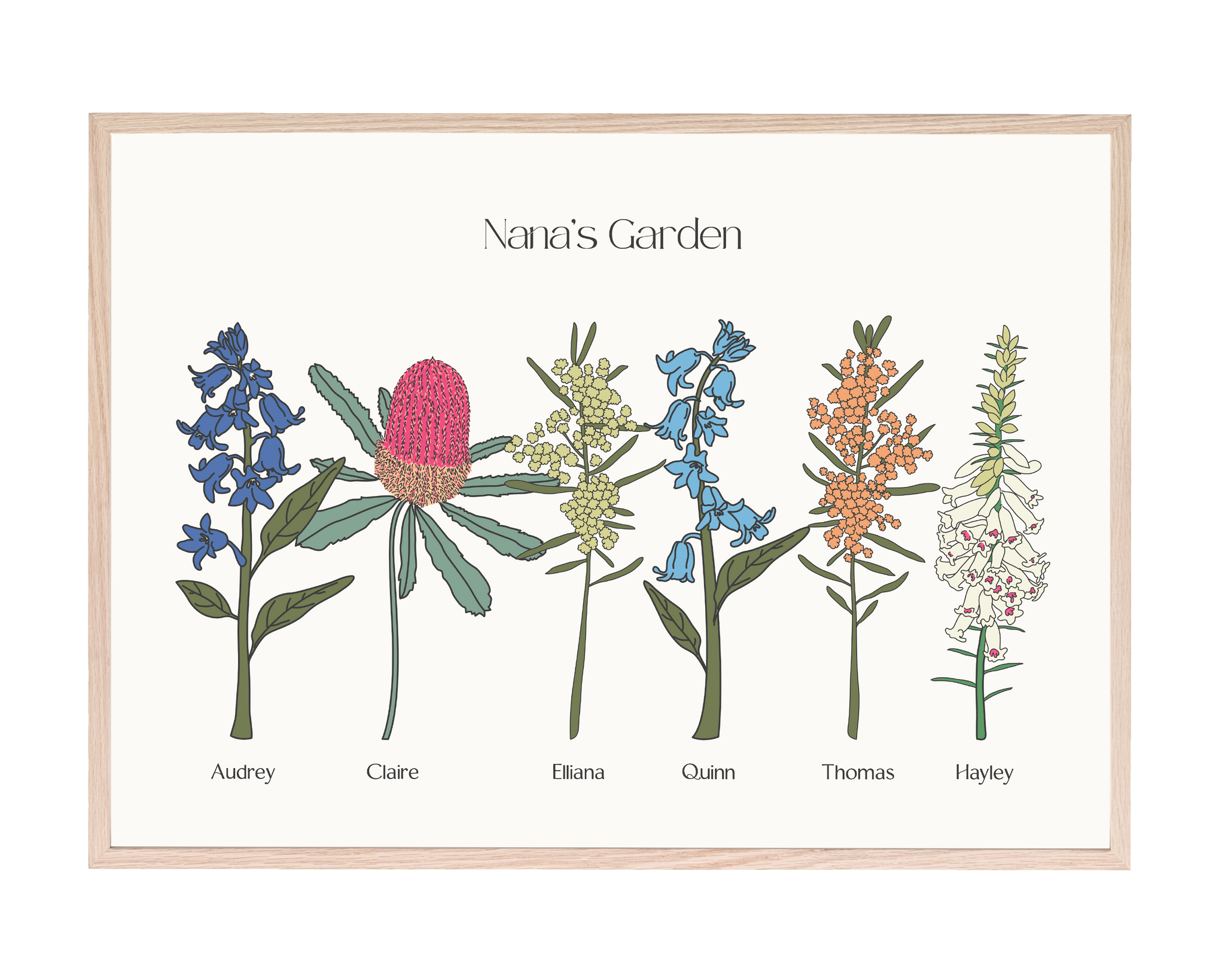 Native Florals Family Garden