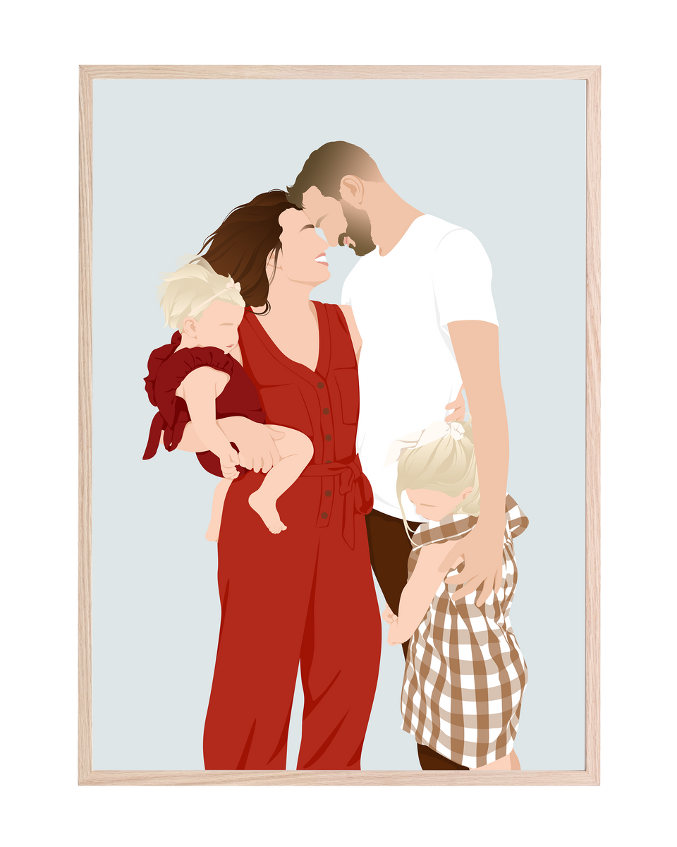 Custom Hand-Drawn Illustration – The Coco Studio